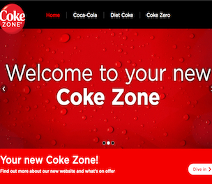 Coke Zone relaunched as content hub