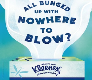 Kleenex to turn tissues into kisses for new ad campaign