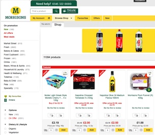 Morrisons launches online grocery website