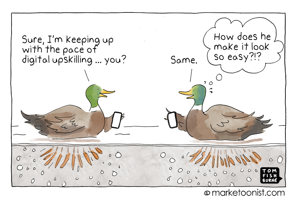Marketoonist on upskilling
